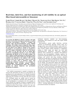 Real-time, label-free, and fast monitoring of cell viability by an ...