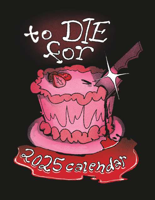 to die for - 2025 horror pin up calendar - Mixam