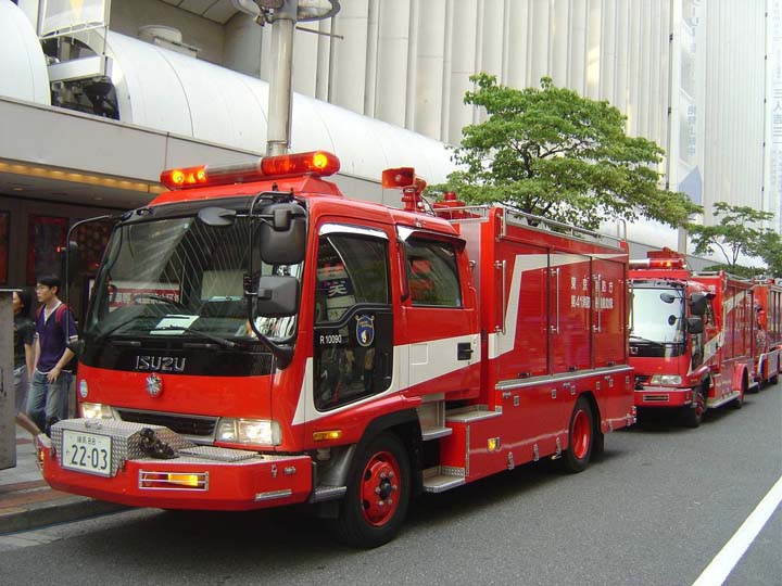 Tokyo Fire brigade Isuzu Rescue 41 Shinjuku