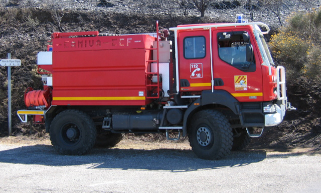 Fire Engines Photos - French Bush fire truck