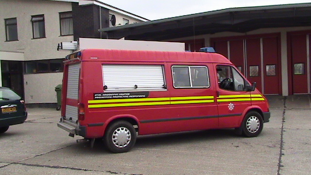 Fire Engines Photos - holyhead ford transit fire engine