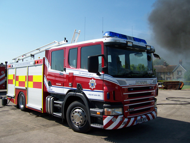 Fire Engines Photos - New Scania West Sussex