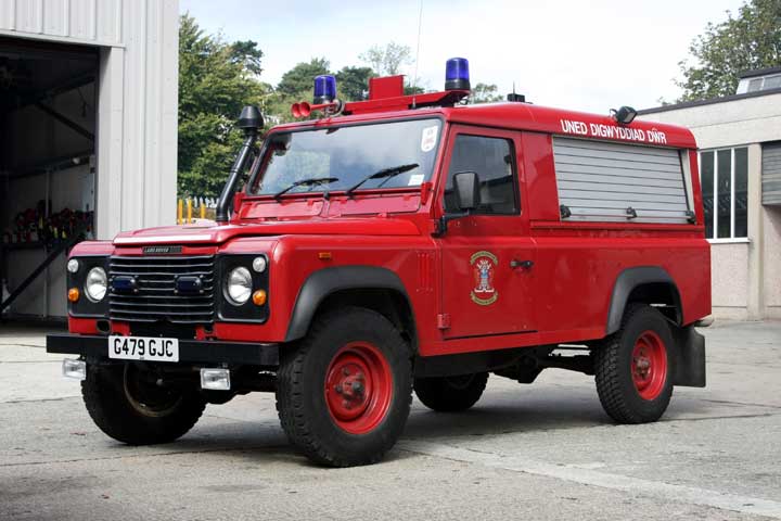 Water rescue Unit Bangor Wales Fire station