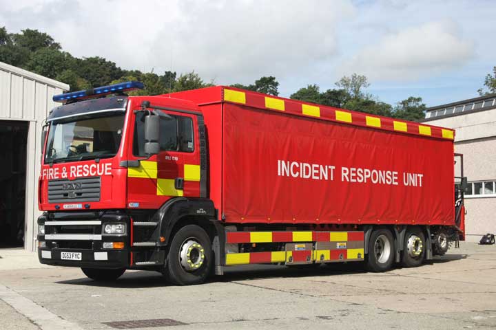 Bangor Fire station MAN IRU