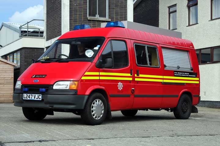 Fire Engines Photos - North Wales FRS Holyhead Ford Transit