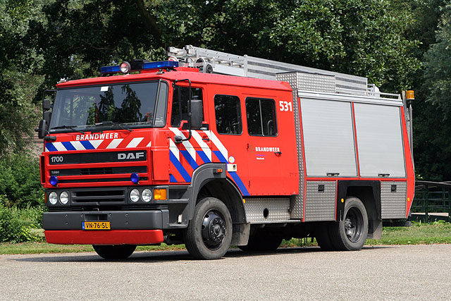 Fire Engines Photos - Wateringen DAF 1700 Watertender