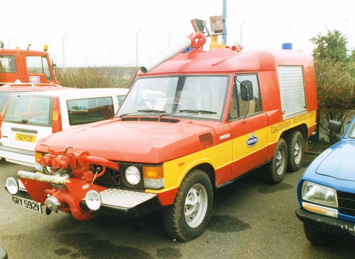 Fire Engines Photos - Donington Emergency Service team Range Rover