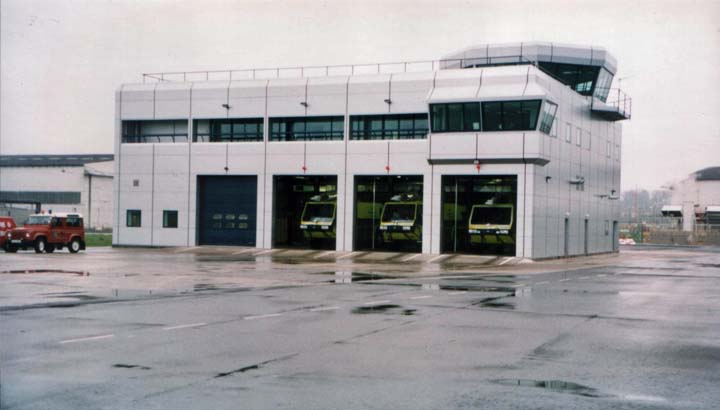 Fire Engines Photos - New station George Best Belfast City Airport 1992