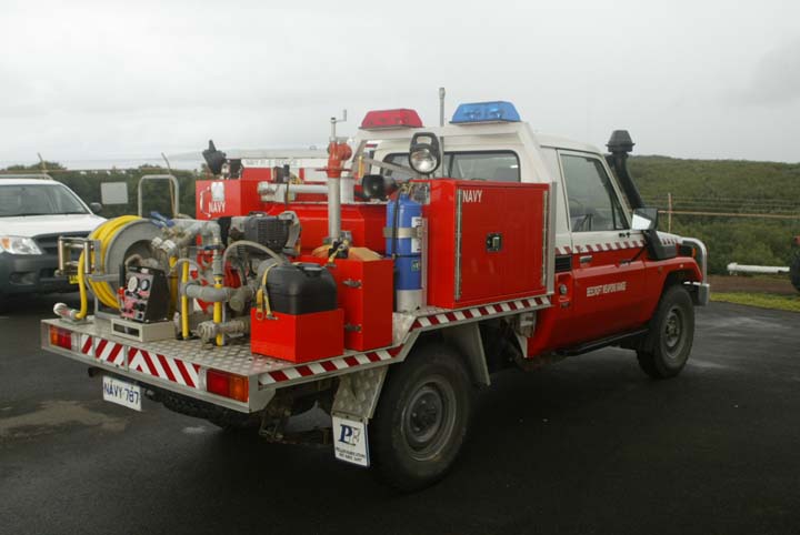Fire Engines Photos - Royal Australian Navy Beecroft Weapons Range