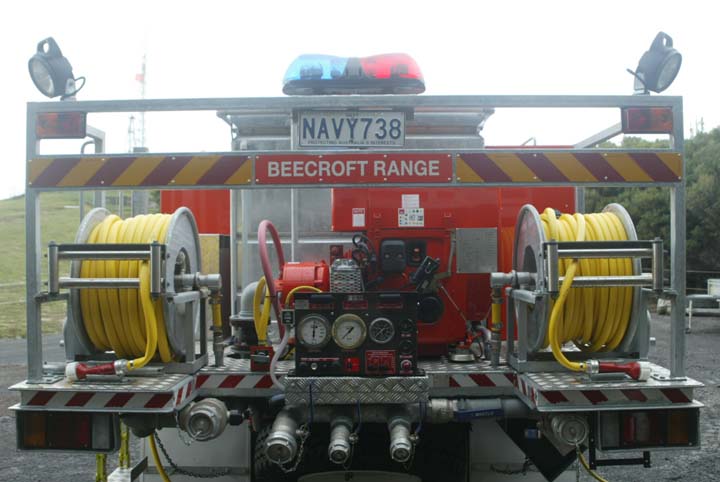 Fire Engines Photos - Australian Navy Beecroft Weapons Range tanker