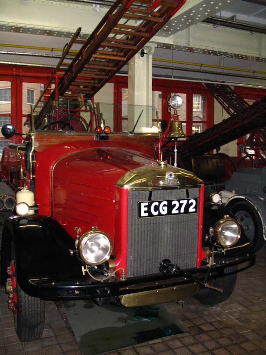 Fire Engines Photos - Dennis Big 4 in the London Fire Brigade museum