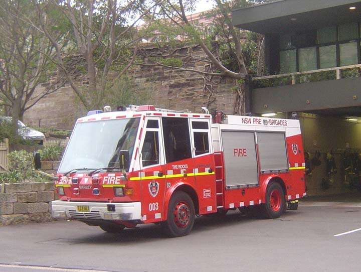 Fire Engines Photos - New South Wales Fire Frigades The Rocks Varley
