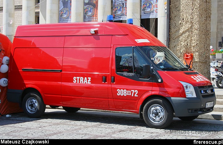 Fire Engines Photos - Ford Transit - medical equipment van - Warsaw, PL