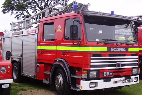 Fire Engines Photos - D999SSU Strathclyde Preserved Scania