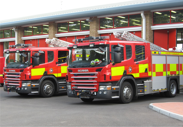 Fire Engines Photos - Two Brand New Scania's (Bucks Fire & Rescue)