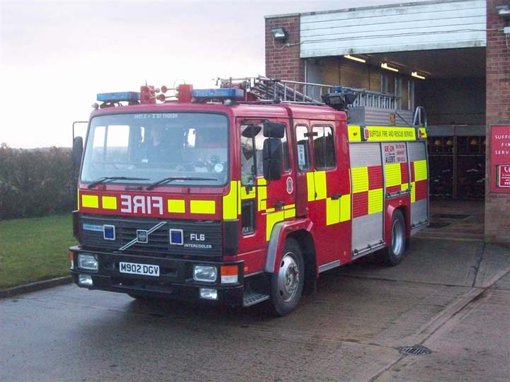 Fire Engines Photos - Suffolk Fire and Rescue - Wickhambrook