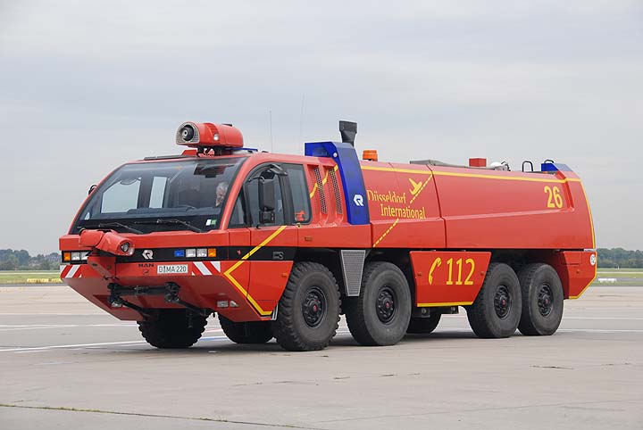Fire Engines Photos - MAN Rosenbauer Crashtender Düsseldorf Airport