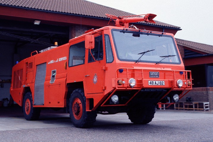 Fire Engines Photos - RAF Chivenor Mark 10 Crashtender in 1996