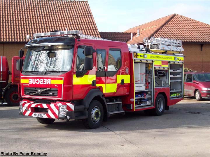 Fire Engines Photos - Suffolk Fire and Rescue - Sudbury PRT
