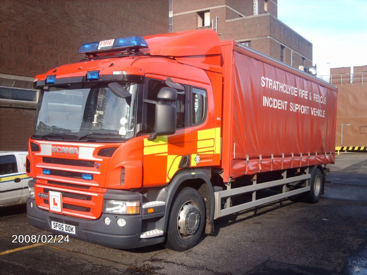 Fire Engines Photos - Strathclyde Incident Support Vehicle Scania