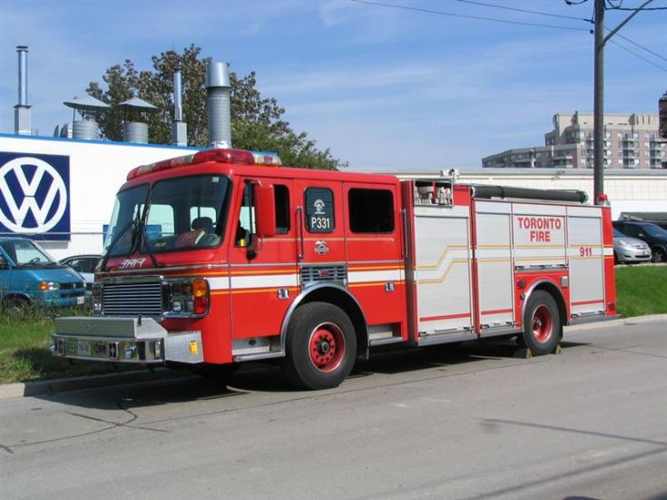 Fire Engines Photos - American LaFrance pump Toronto Fire brigade