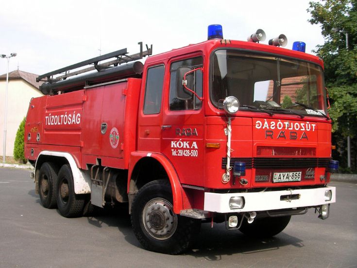 Fire Engines Photos - Raba Kokas Fire brigade Hungary
