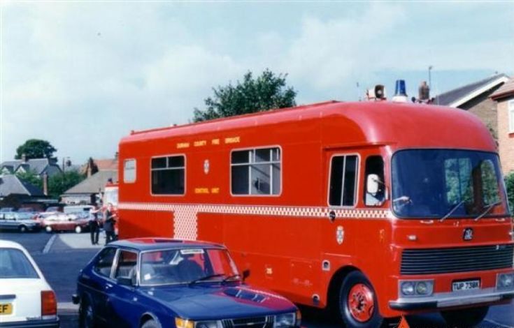 Fire Engines Photos - Bedford Control Unit Durham County Fire brigade