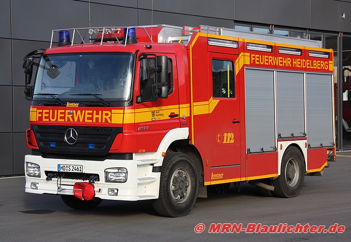 Fire Engines Photos - Feuerwehr Heidelberg Mercedes Axor Lentner