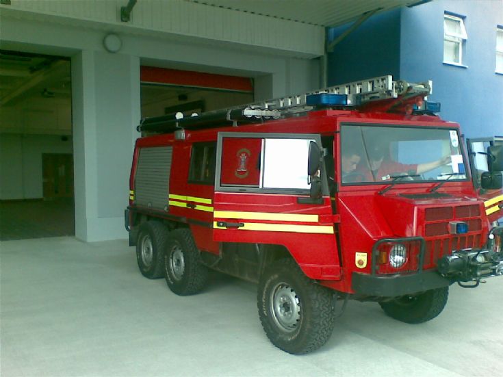 Pinzgauer Fire engine at the Rhyl open day