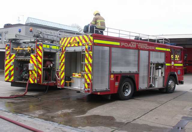 Fire Engines Photos - Darlington Fire station Dennis appliances