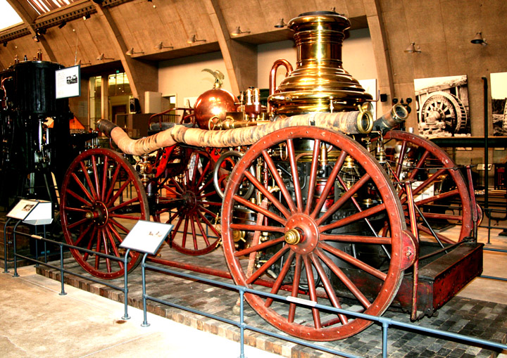 Fire Engines Photos - Museum of Science Technology Stockholm Fire pump
