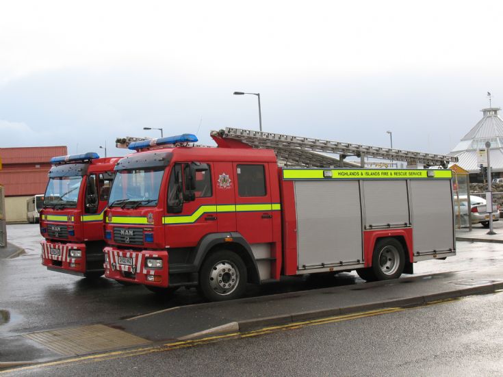 Stornoway Remembrance Day Fire engines
