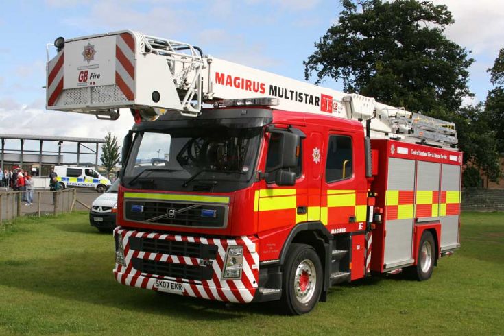 Fire Engines Photos - Volvo FM9 Magirus Multistar Central Scotland