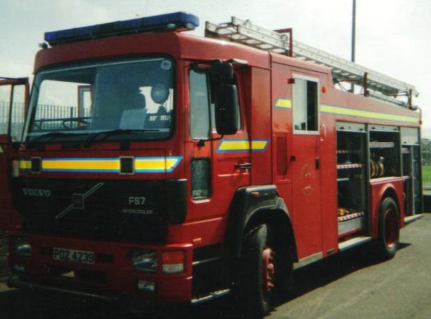 Fire Engines Photos - Northern Ireland. Volvo FS7 WrL