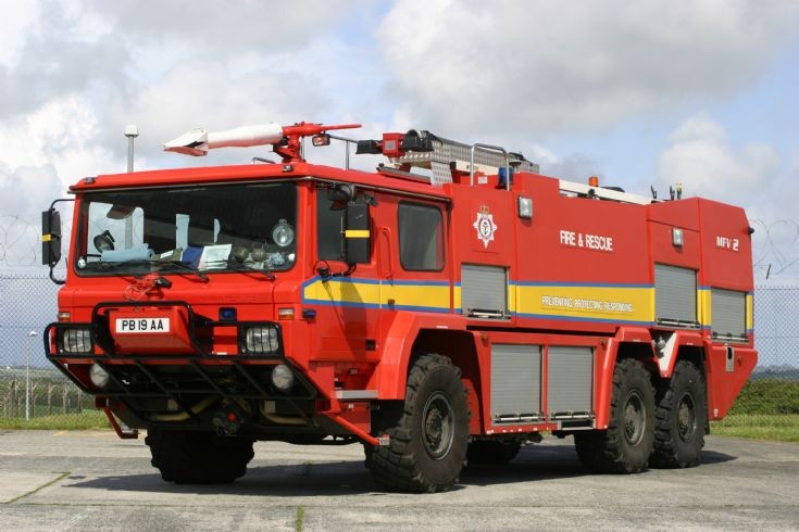Fire Engines Photos - Carmichael MFV2 Stationed at RNAS Culdrose