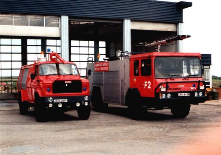 Fire Engines Photos - Humberside Airport Appliances 1986