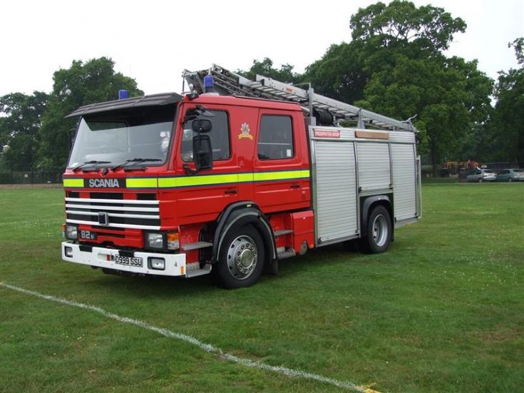 Fire Engines Photos - Scania 82M WrL Strathclyde Fire Brigade