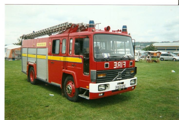 Fire Engines Photos - Dorset Fire Brigade Volvo FL6 Fire engine