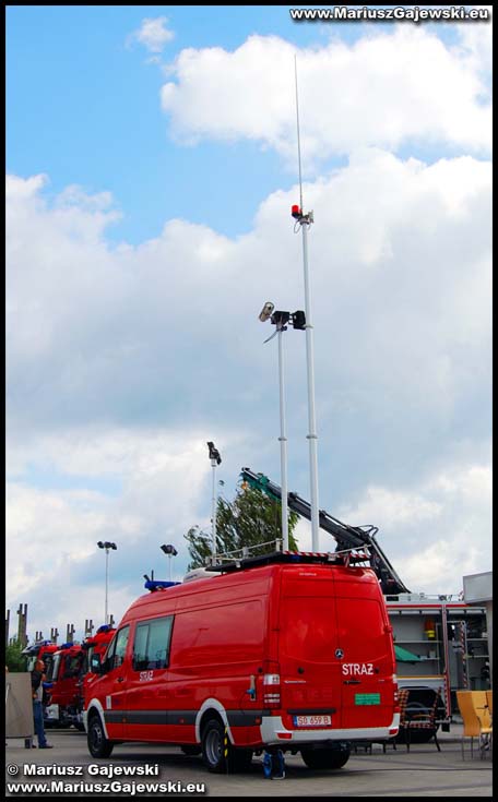 Fire Engines Photos - SDŁ - Mercedes Sprinter/Szcześniak back