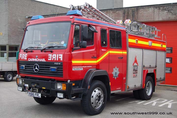 Fire Engines Photos - Cornwall Mercedes Ecoliner