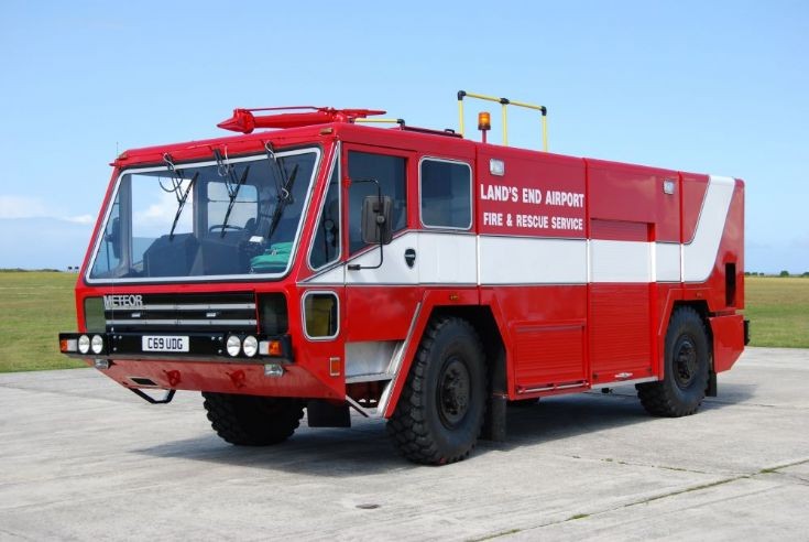 Fire Engines Photos - Lands End Airport Glostar Saro Meteor