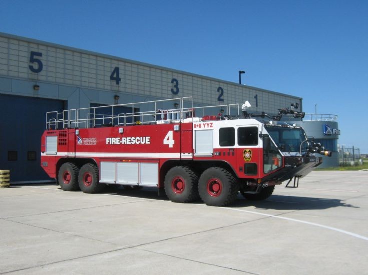 Fire Engines Photos - Pearson Airport Toronto, Ontario Red 4