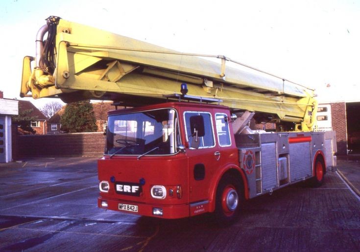 Fire Engines Photos - Wothing in the 80's ERF ALP