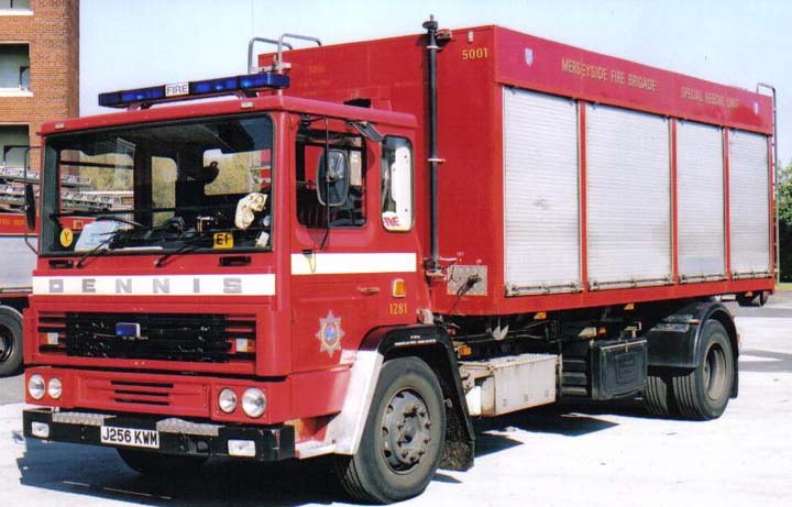 Fire Engines Photos - Dennis Prime Mover / Special Rescue Unit pod