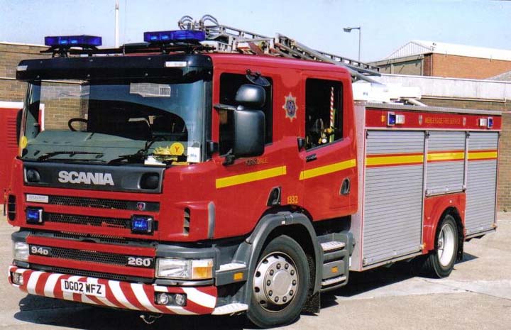 Fire Engines Photos - Scania P94D/Excalibur - Rescue Pump