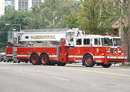 Fire Engines Photos - Tower Ladder 3 - Washington, DC