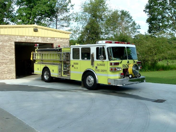 Fire Engines Photos - Rome Fire Department Georgia