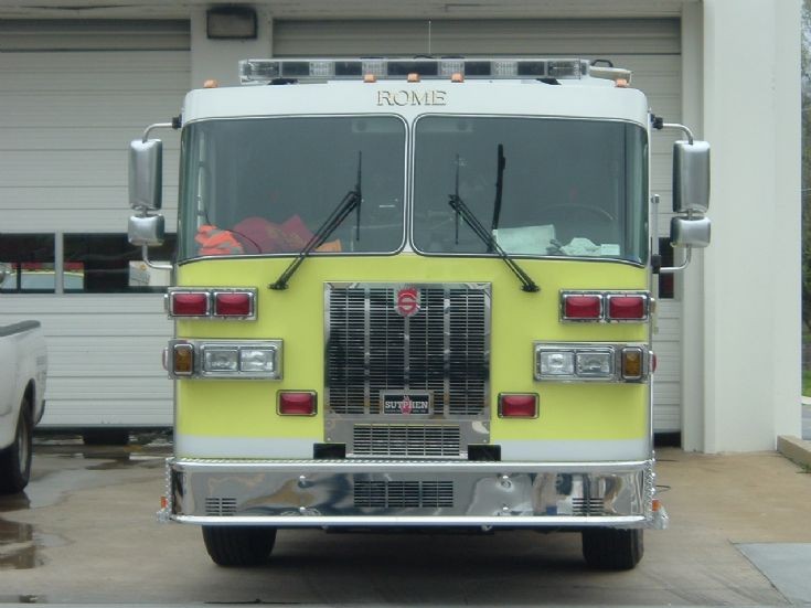 Fire Engines Photos - Rome Fire Department's new Sutphen