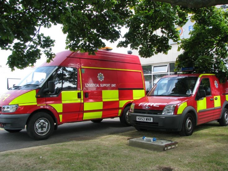 Fire Engines Photos West Sussex Logistical Support Unit And Fire Van