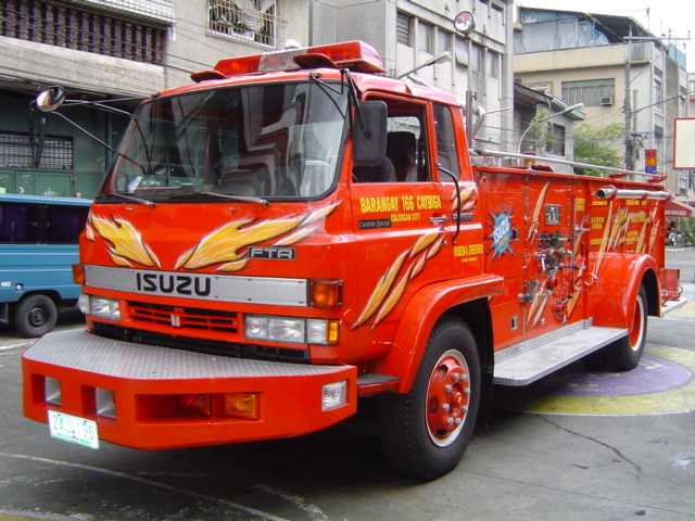 Fire Engines Photos - Isuzu Forward FTR Fire Design Fire Engine